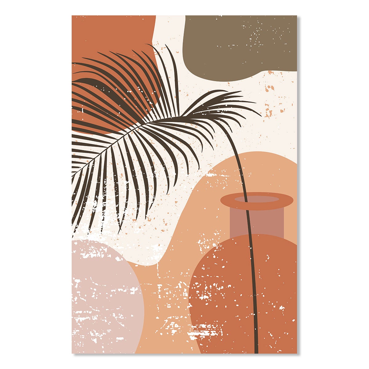 Affiche Art organique Terracotta - 40x60cm - made in France | Leroy Merlin