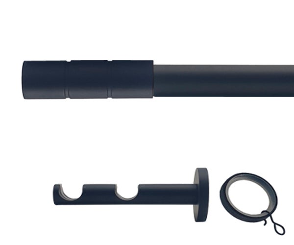 KIT BARRE DE RIDEAU 20mm. LARGEUR 200cm. | Leroy Merlin