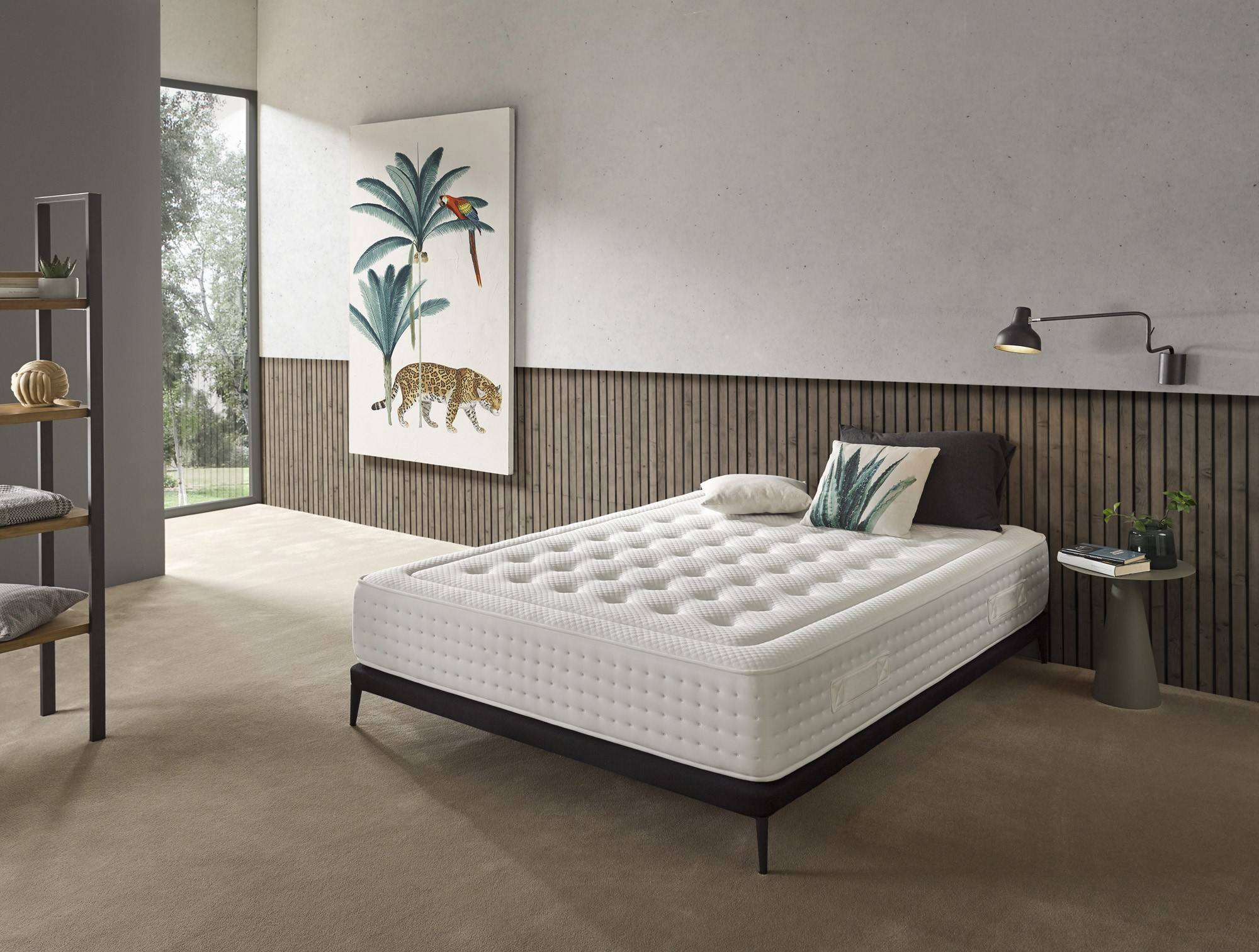 Matelas Luxury Relax double, Structure à ressorts ensachés et Mousse à ...