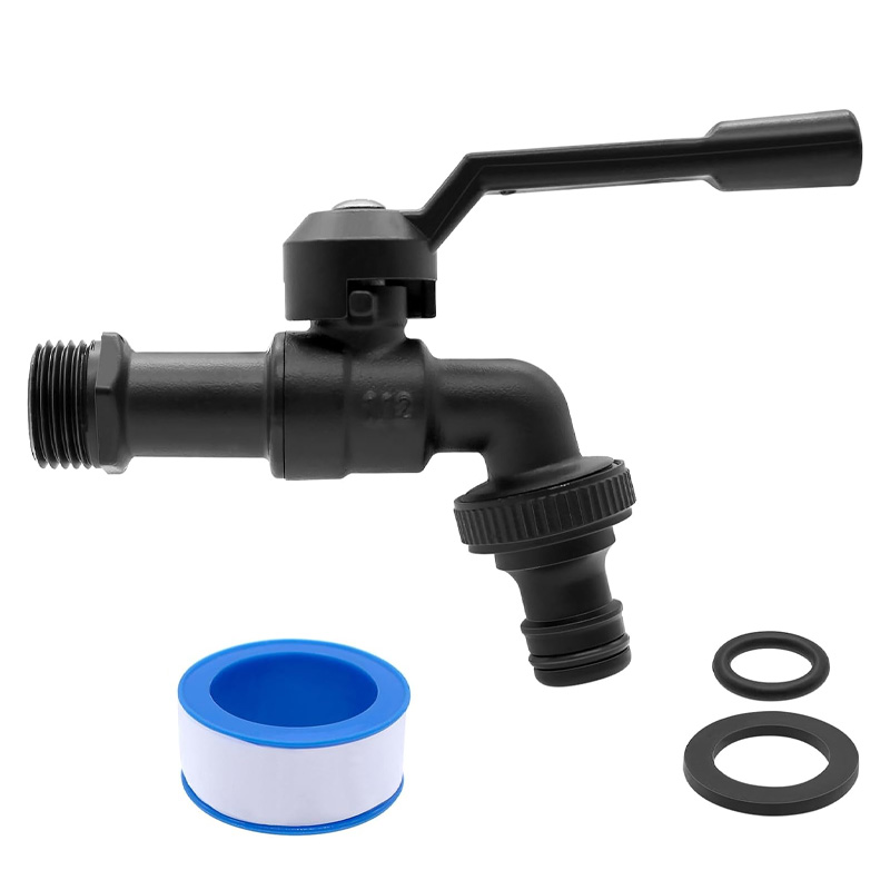 Robinet de jardin en laiton 1/2", résistant au gel et à la chaleur ...