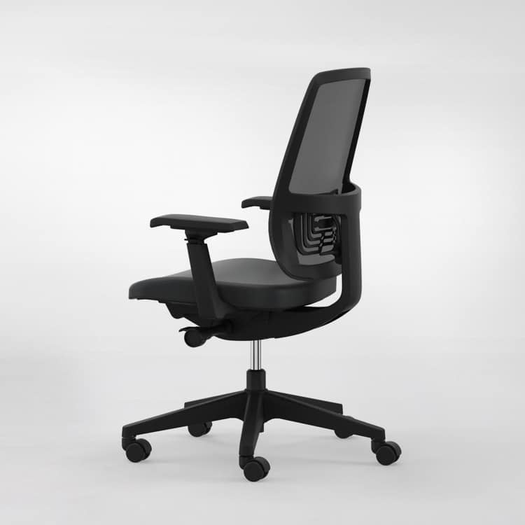 Haworth Lively Chaise de bureau ergonomique - Artic Black | Leroy Merlin