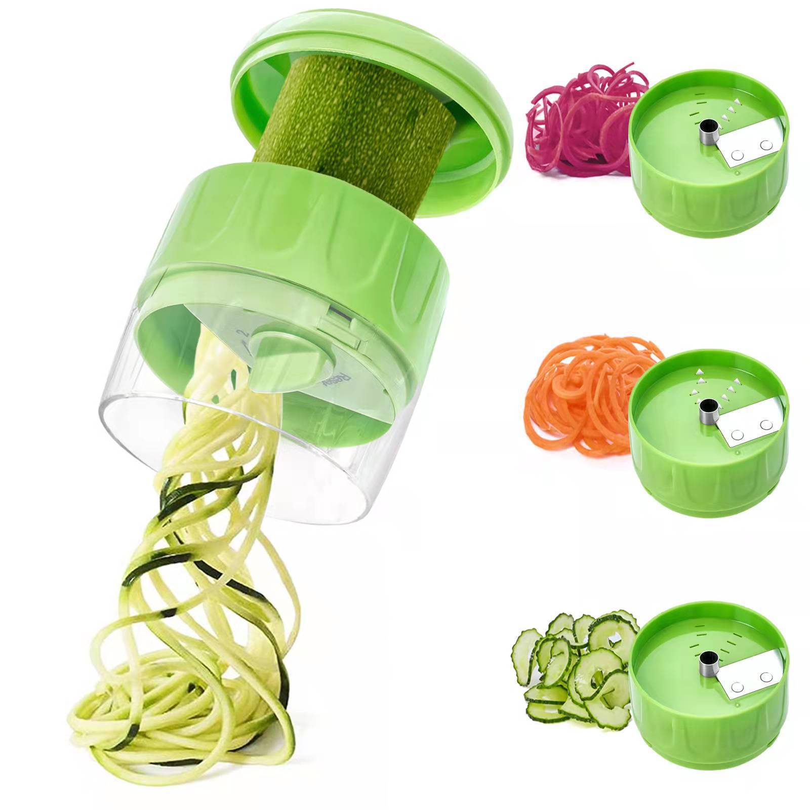 3 en1 Spaghettis de Légumes Coupe Légume Spiralizer Spaghetti Légume ...