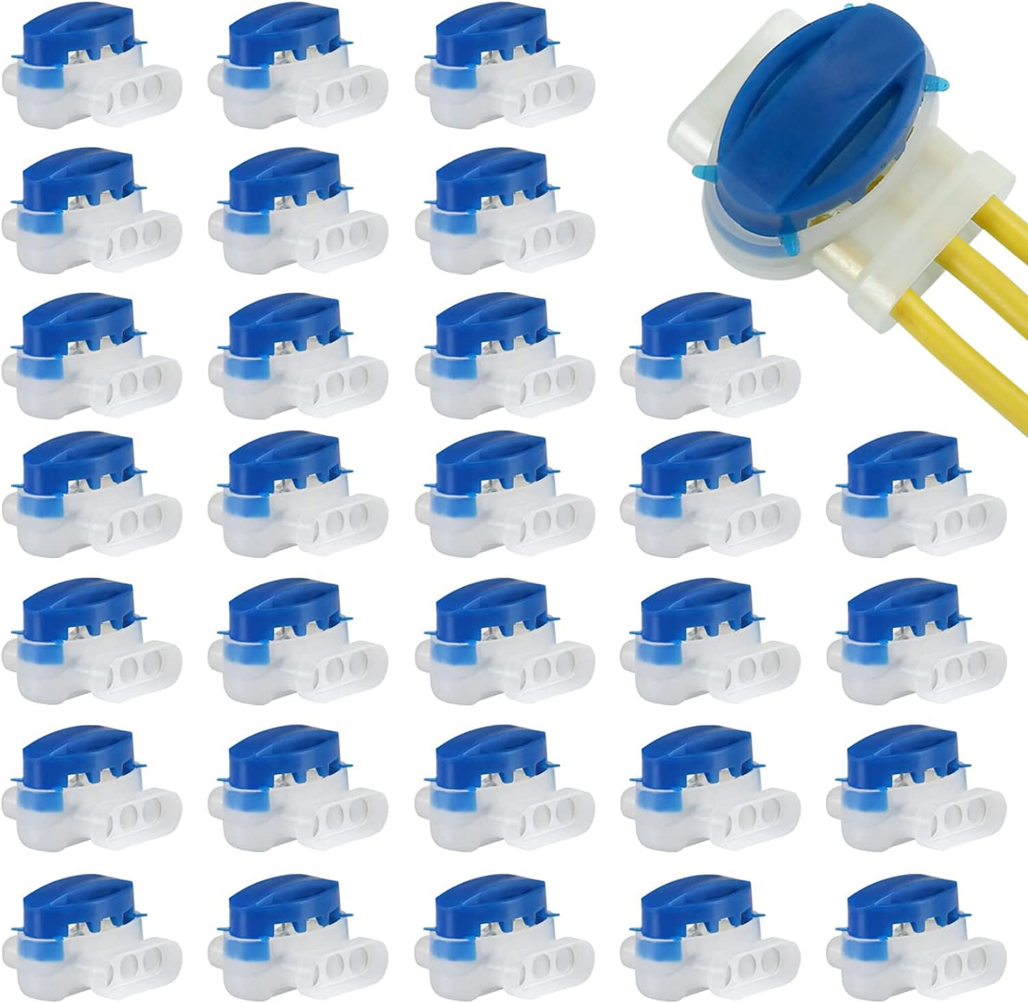 Connecteur Electrique Etanche 30 Pcs Connecteur Cable Robot Remplis des ...