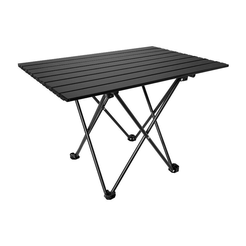 Noir (Petit, 40x35 cm) Table Pliante, Table Camping Portable, Aluminium ...