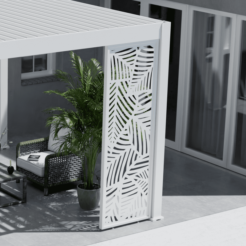 Panel decorativo de hojas 1M Ombrea VS - Blanco | Leroy Merlin