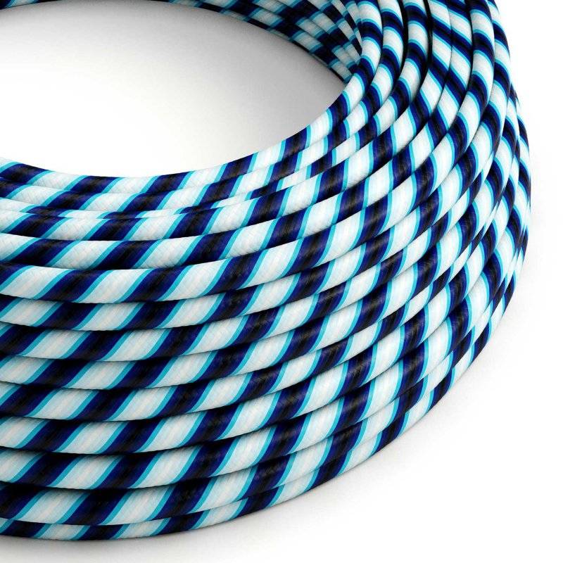 Creative cables Round Electric Vertigo HD Cable covered by Mr Blue ...