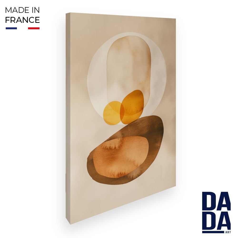 Toile murale Formes abstraites élégantes / 100x140cm / Fabriqué en ...