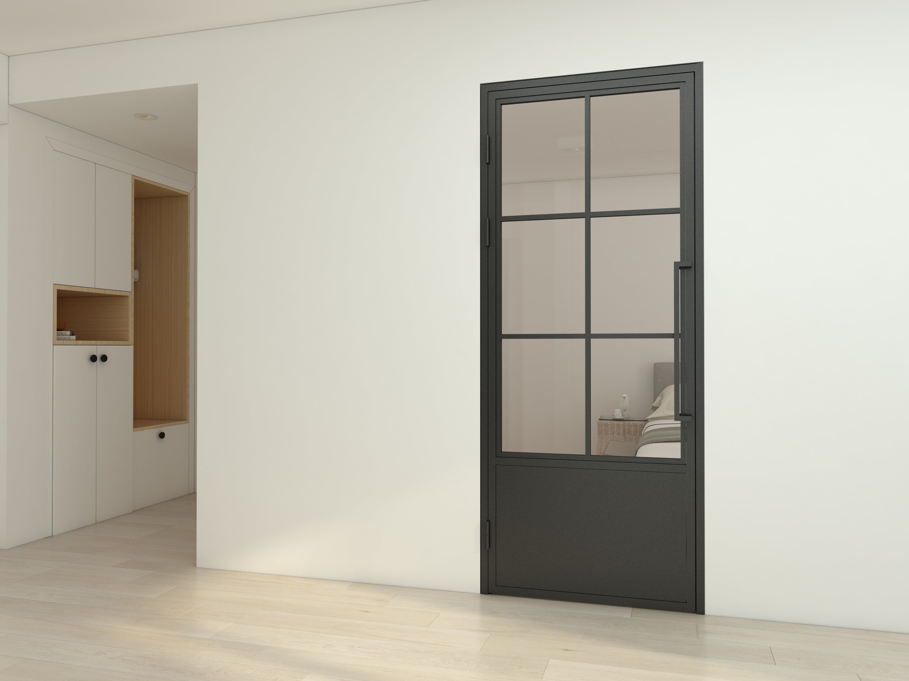 Schulte porte intérieure loft en verre, 83x211cm, bloc-porte vitré ...