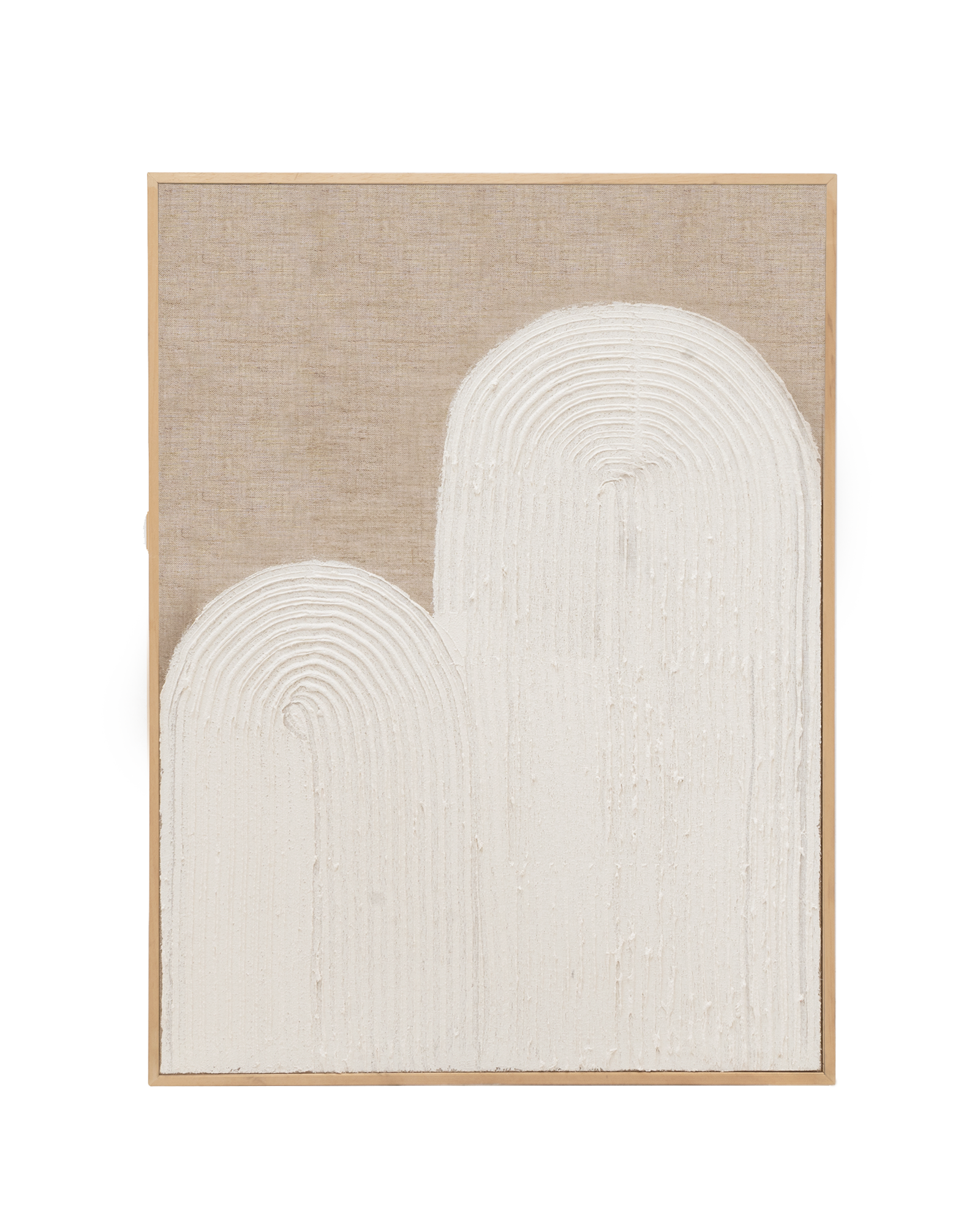 Tableau décoratif sur toile de lin sans cadre peint à la main à la ...