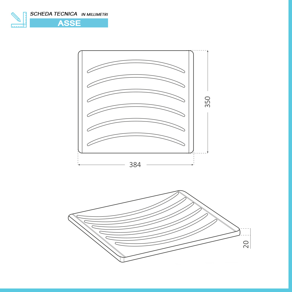 Planche à laver pour lavabo en plastique 45x50 cm | Leroy Merlin