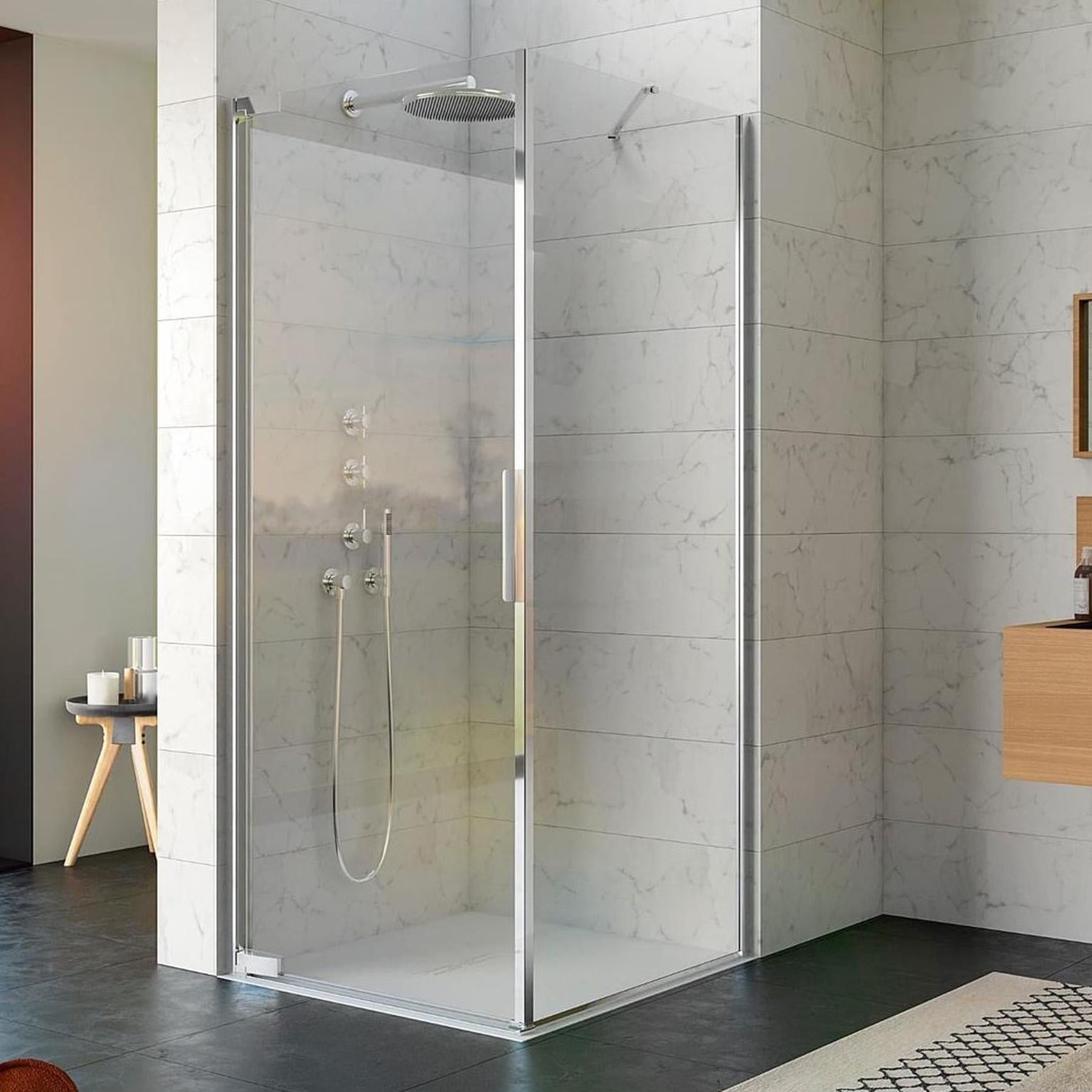 Porte de douche pivotante KINEDO KINEQUARTZ (à coupler avec fixe ...