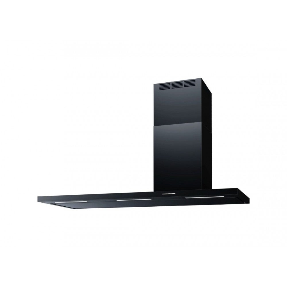Baraldi – Campana mural Elea 180x50 cm. - Negro – chimenea derecha ...