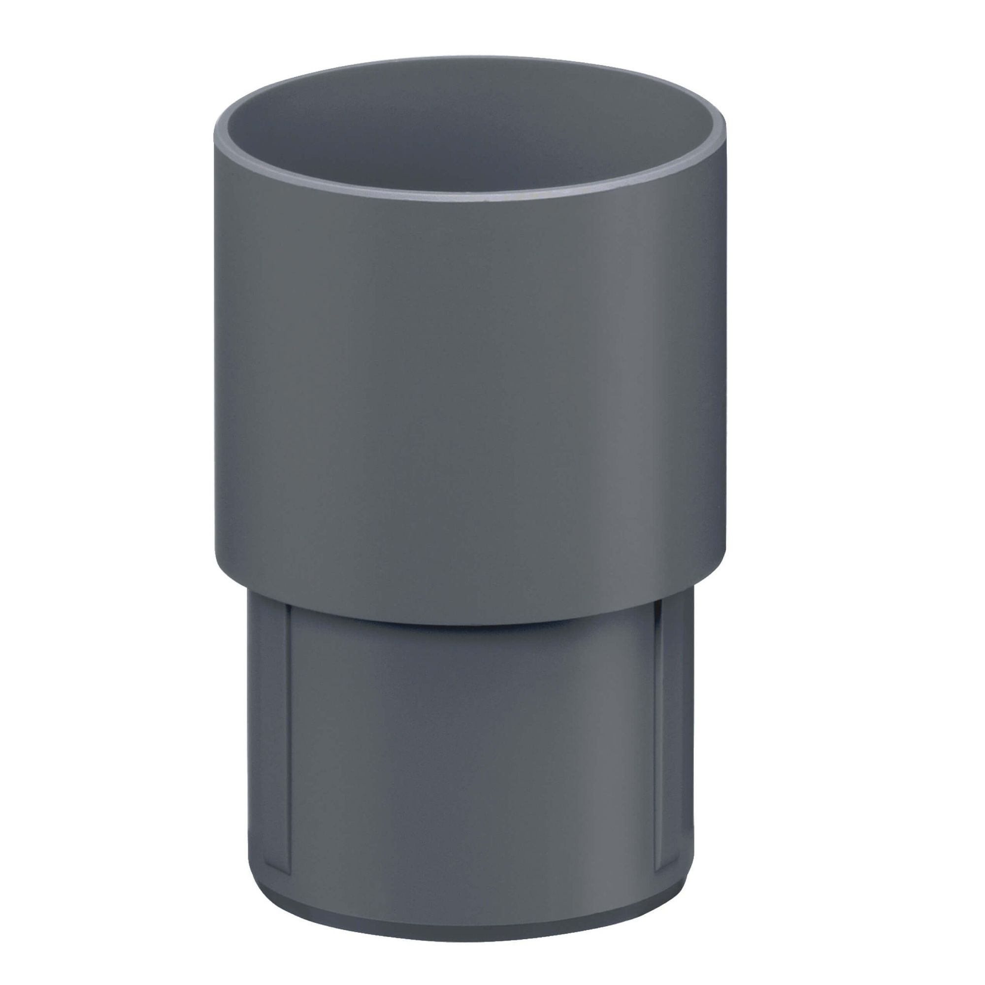 Raccord descente PVC DN75 (75 mm) anthracite - montage emboîté ...