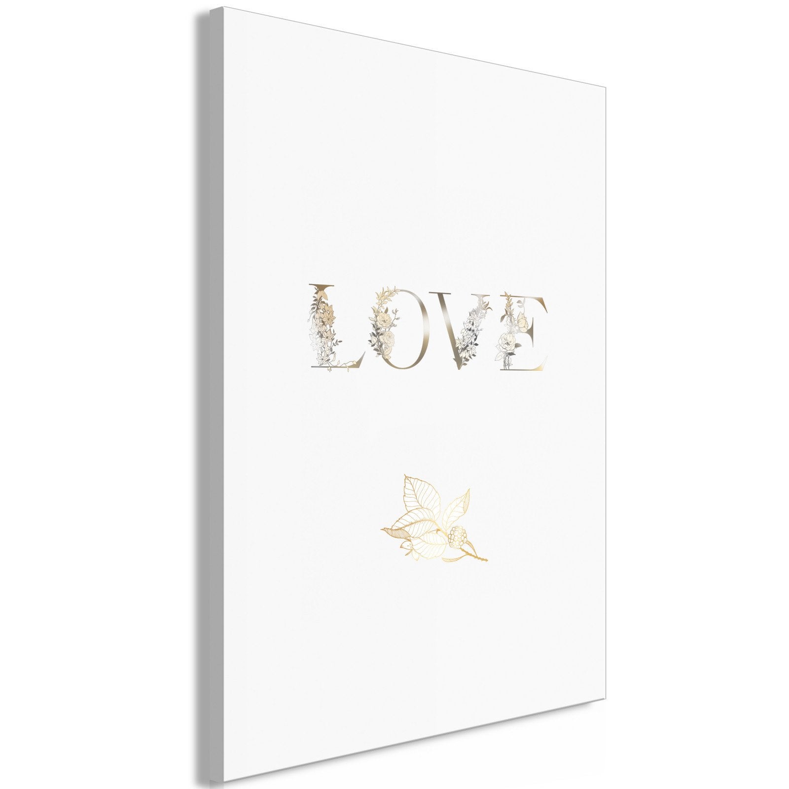 Tableau Love Is Strength Vertical - 80 x 120 cm | Leroy Merlin