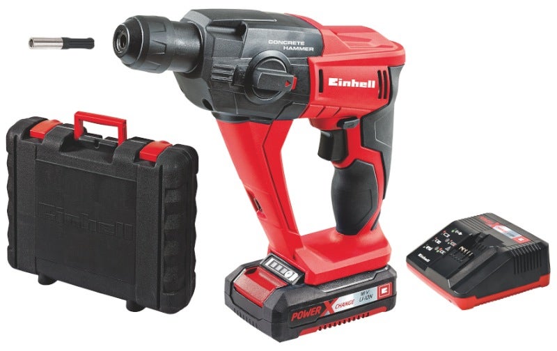 EINHELL 4513810 - Taladro percutor neumatico TE-HD 18 Li incluye ...