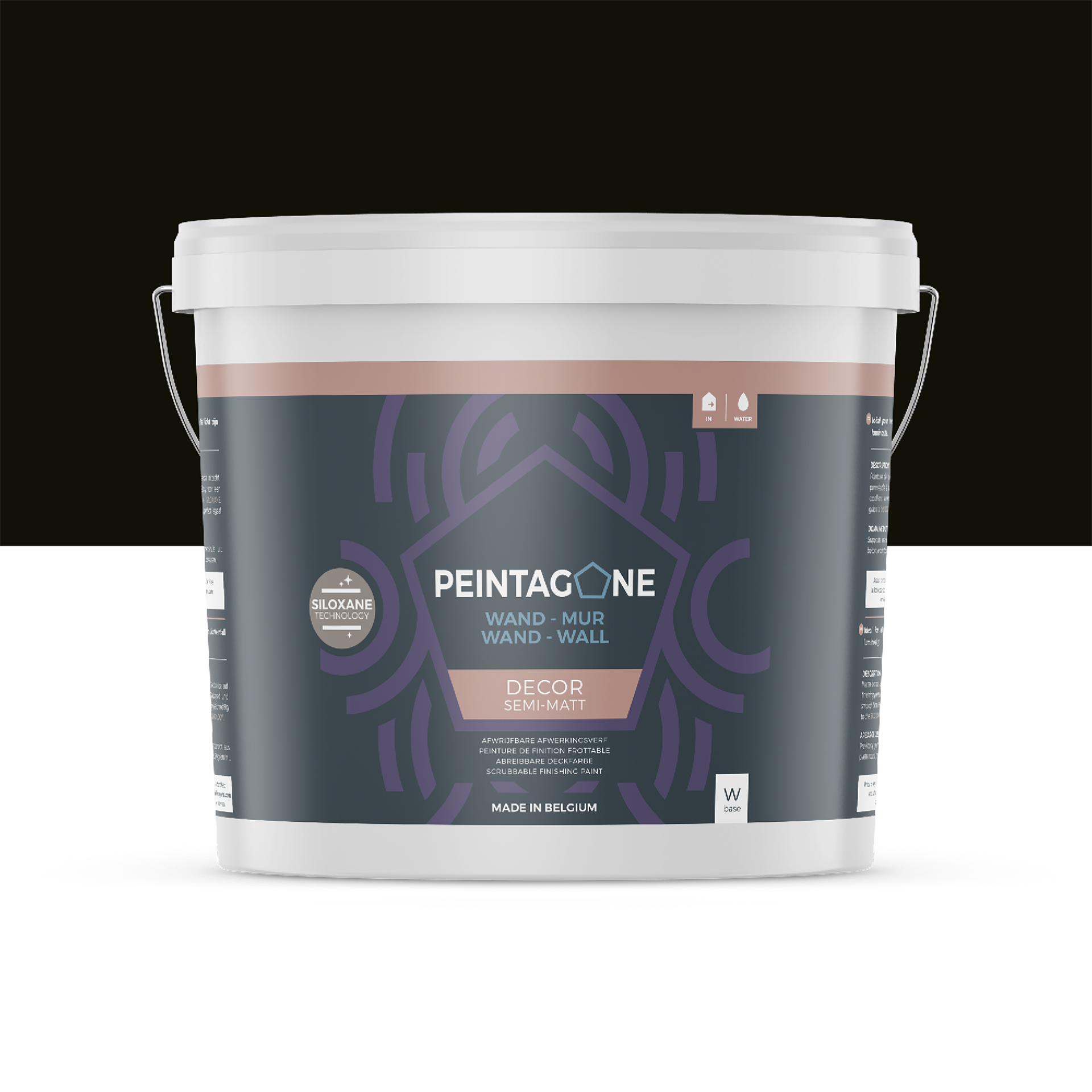 Peinture de finition lavable pour murs intérieurs - Decor Semi-Matt, 10 ...