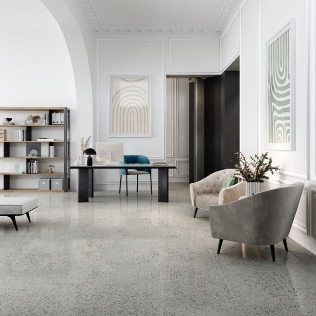 Carrelage terrazzo gris: au meilleur prix | Bricoman