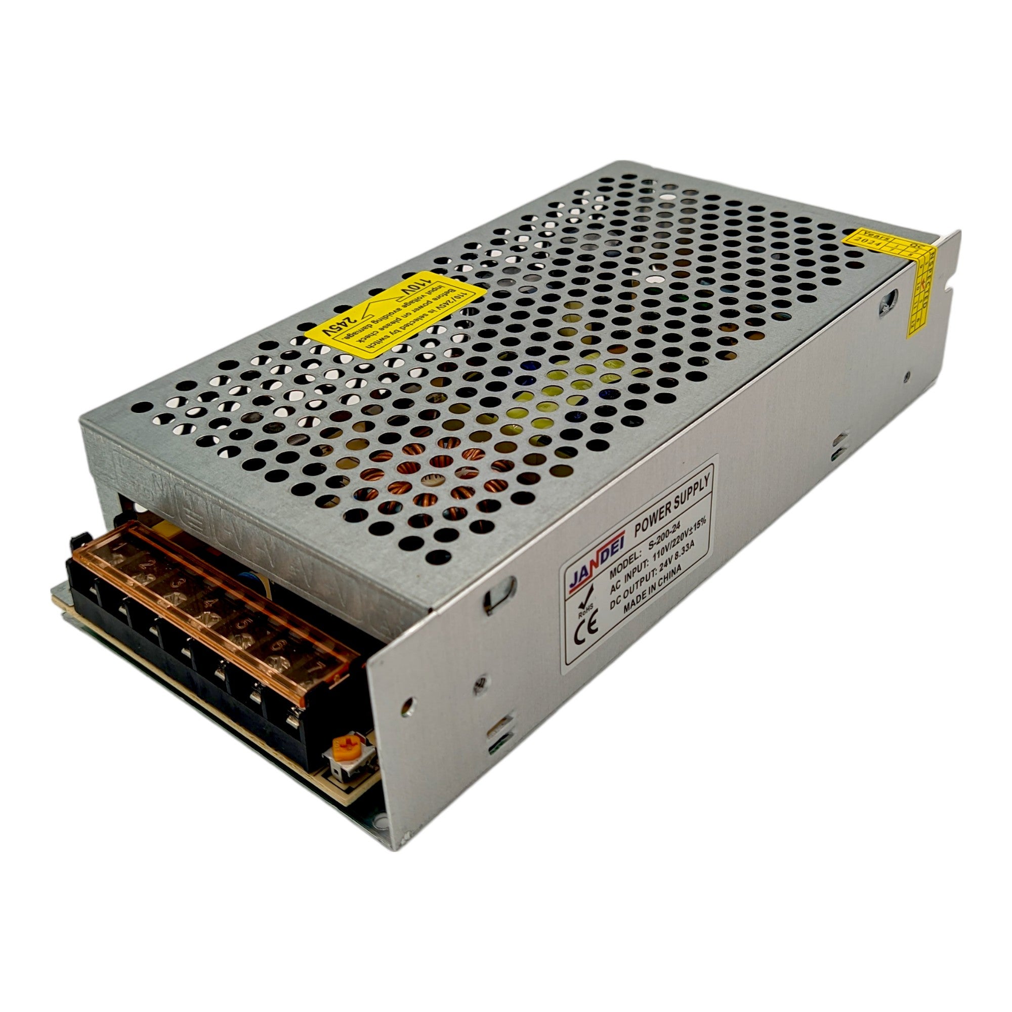 Jandei Transformateur d'alimentation 24VDC 200W 8,33A intérieur IP20 ...