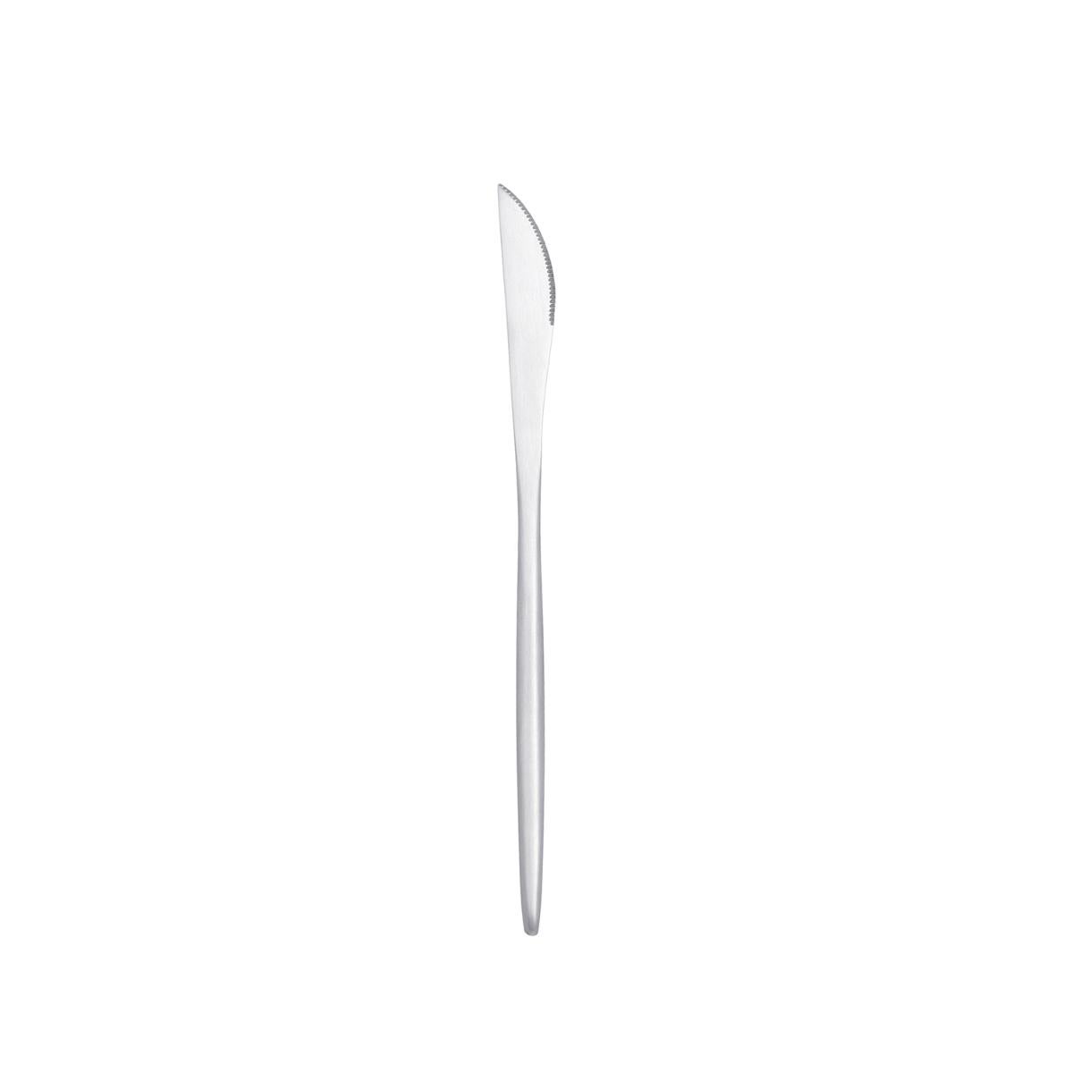 Set 6 Cuchillos Mesa Acero Inox 23x1,2x1,1cm Bidasoa Fosil - Acero No ...