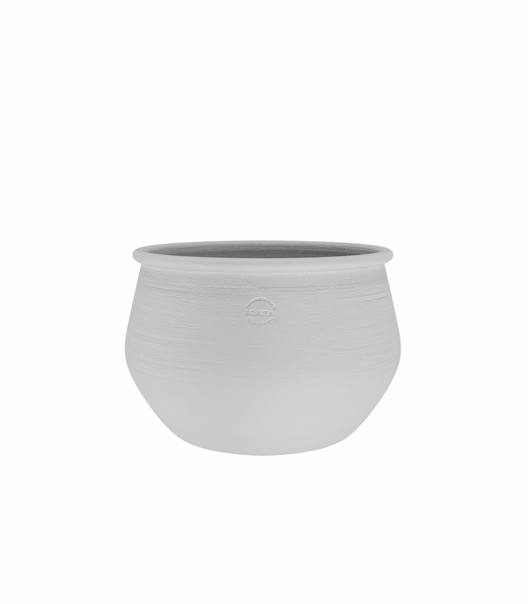 Pot en terre cuite blanche Artemis Ø 21 cm | Leroy Merlin