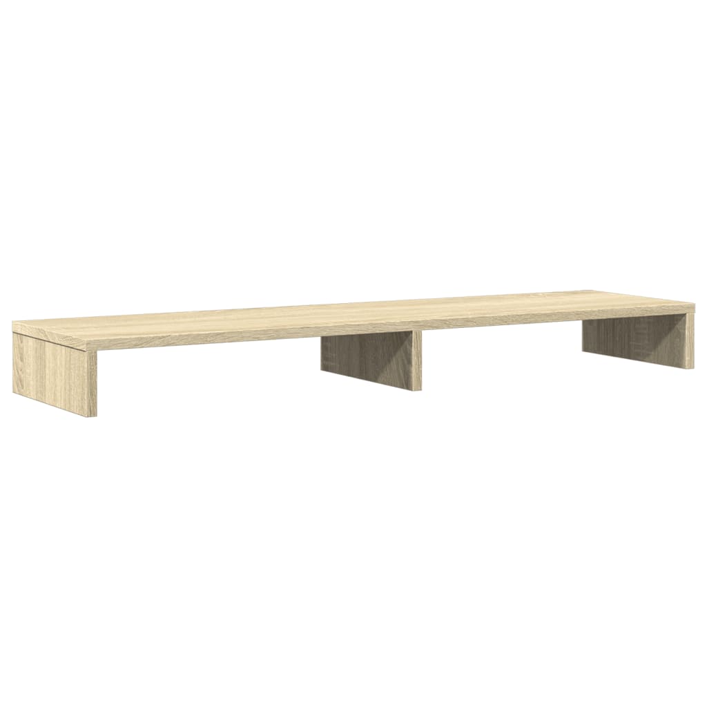 Support de moniteur | Support d'écran chêne sonoma 100x27x10 cm bois d ...