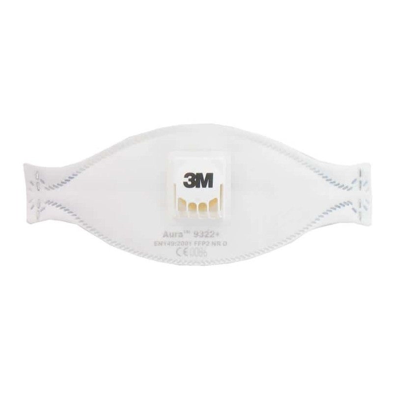 Masque 3M Aura 9322 anti-poussières pliable FFP2 avec soupape x 10 ...