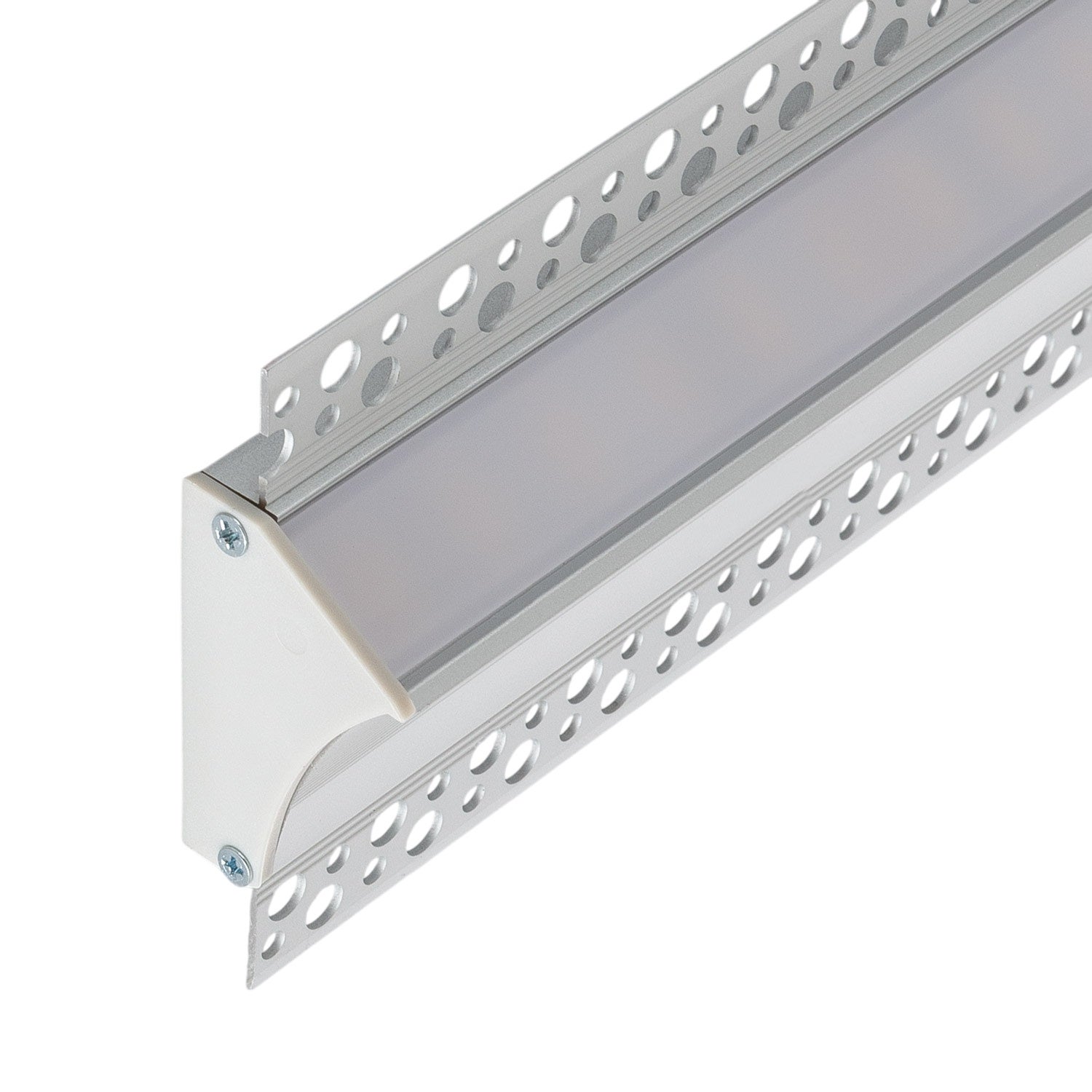 Profilé Aluminium Encastré dans Plâtre/Placo pour Rubans LED jusqu'à 20 ...