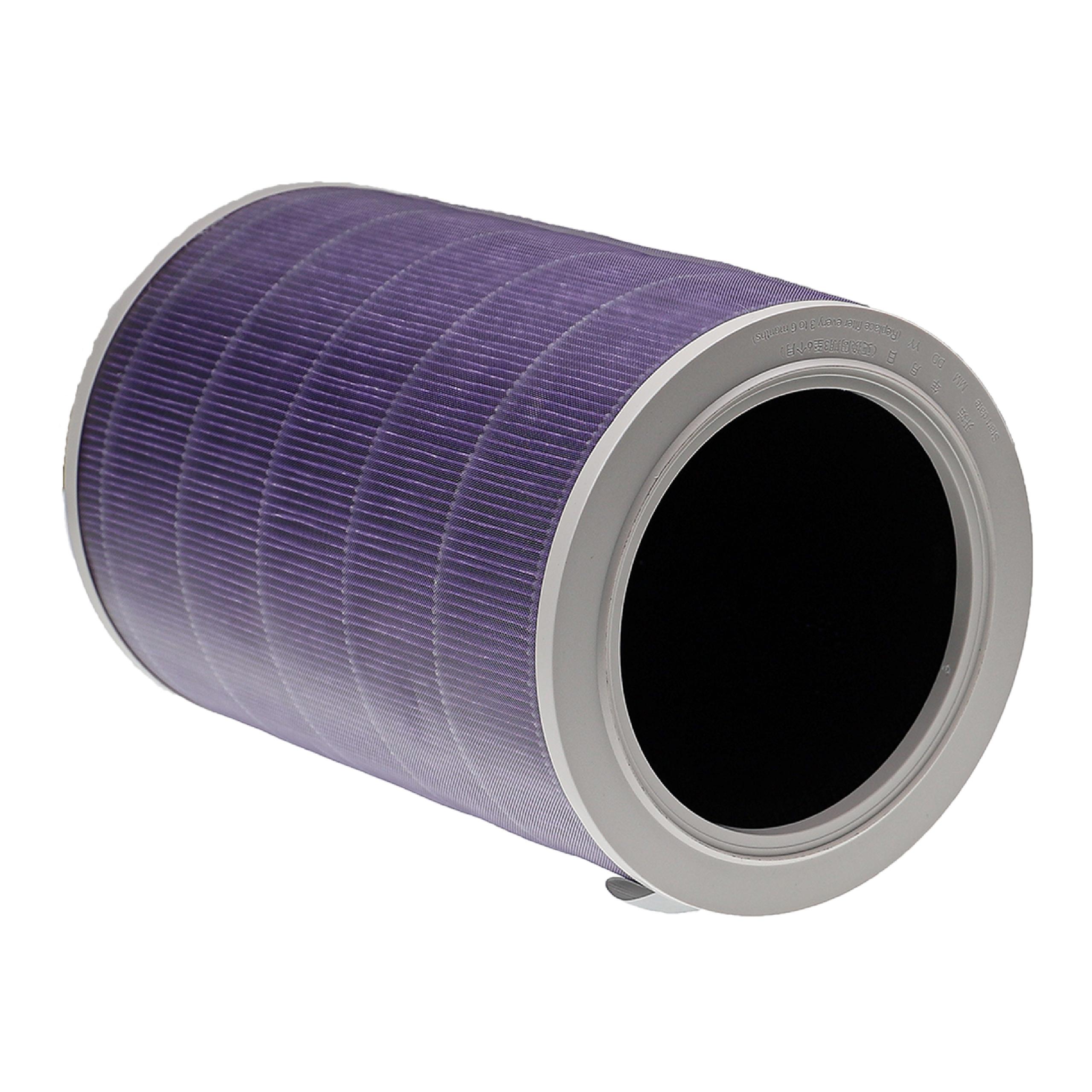 vhbw 2x filtro HEPA compatibile con Xiaomi Mi Air Purifier 2H purificatore d aria filtro carboni attivi integrato antibatterico