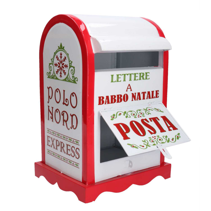 Cassetta della Posta, "Lettere a Babbo Natale", Metallo, Multicolore ...