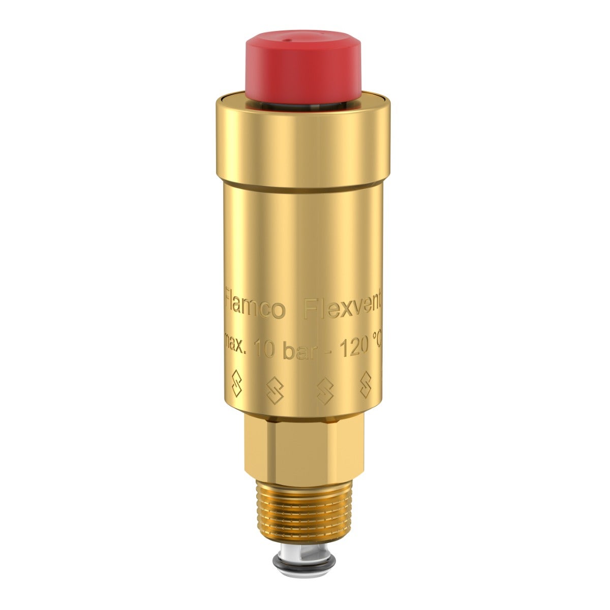Flamco - Purgeur d'air automatique Flexvent R 3/8″ - 27750 | Leroy Merlin