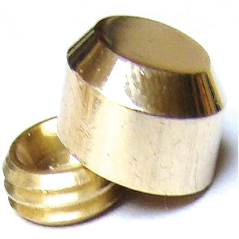 Cache vis plat à chanfrein - Décor : Poli - Diamètre : 12 mm - ITAR ...