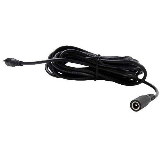 Foscam Cable alargador de alimentación 12 metros 12V negro (enchufe 5,5 ...