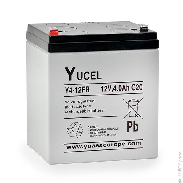 Yucel - Batterie plomb AGM YUCEL Y4-12FR 12V 4Ah F4.8 | Leroy Merlin