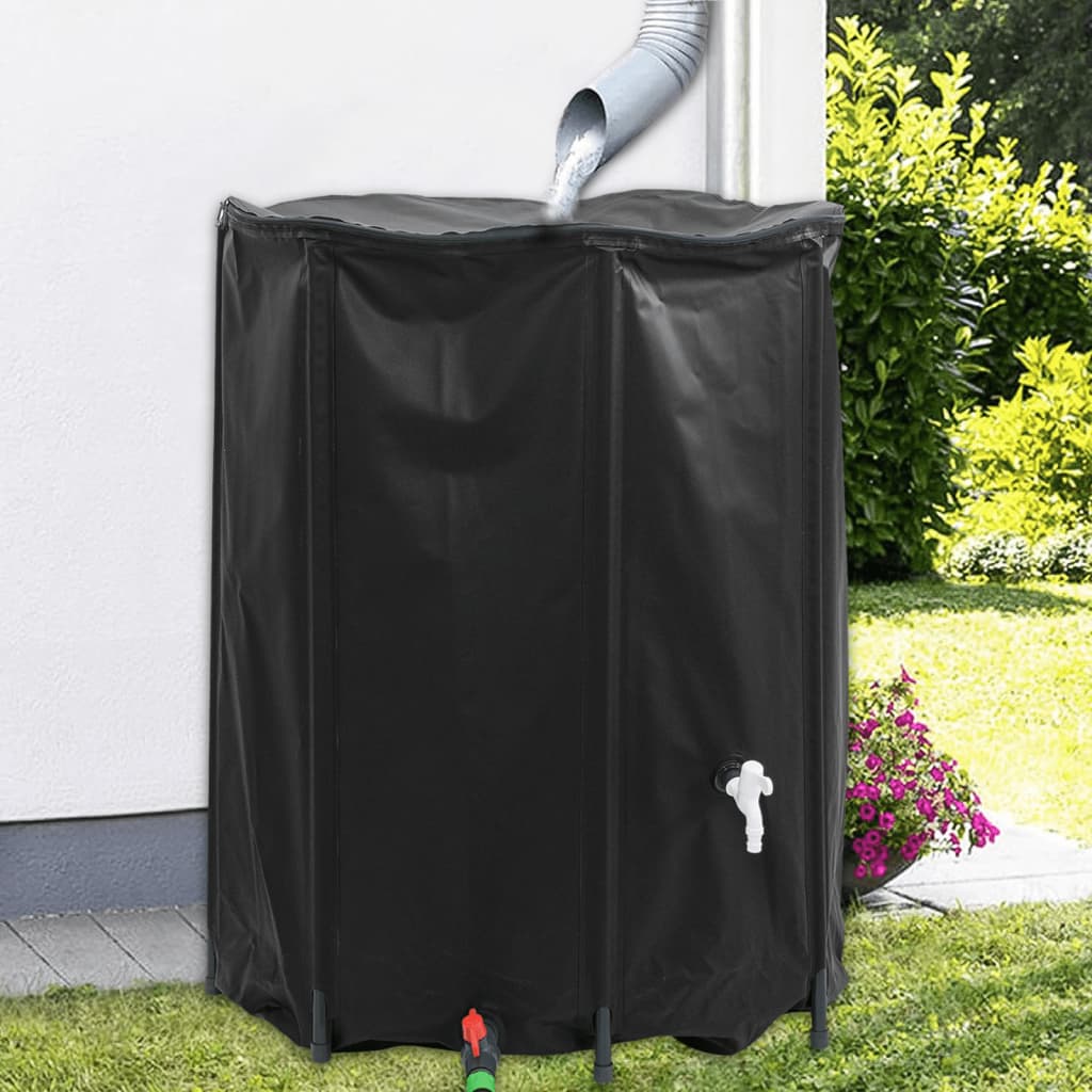 Réservoir d'eau avec robinet pliable 750 L PVC | Leroy Merlin