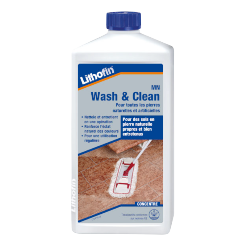 Lithofin MN Wash & Clean 1L - Nettoyant Pour Pierre Naturelle 1L ...