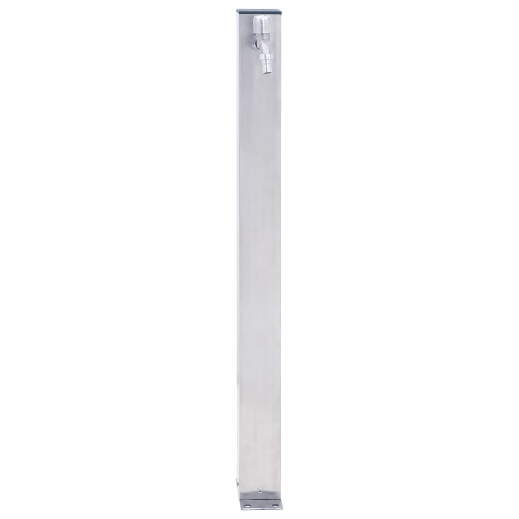 Fontana da giardino quadrata in acciaio inox da 60 cm | Leroy Merlin