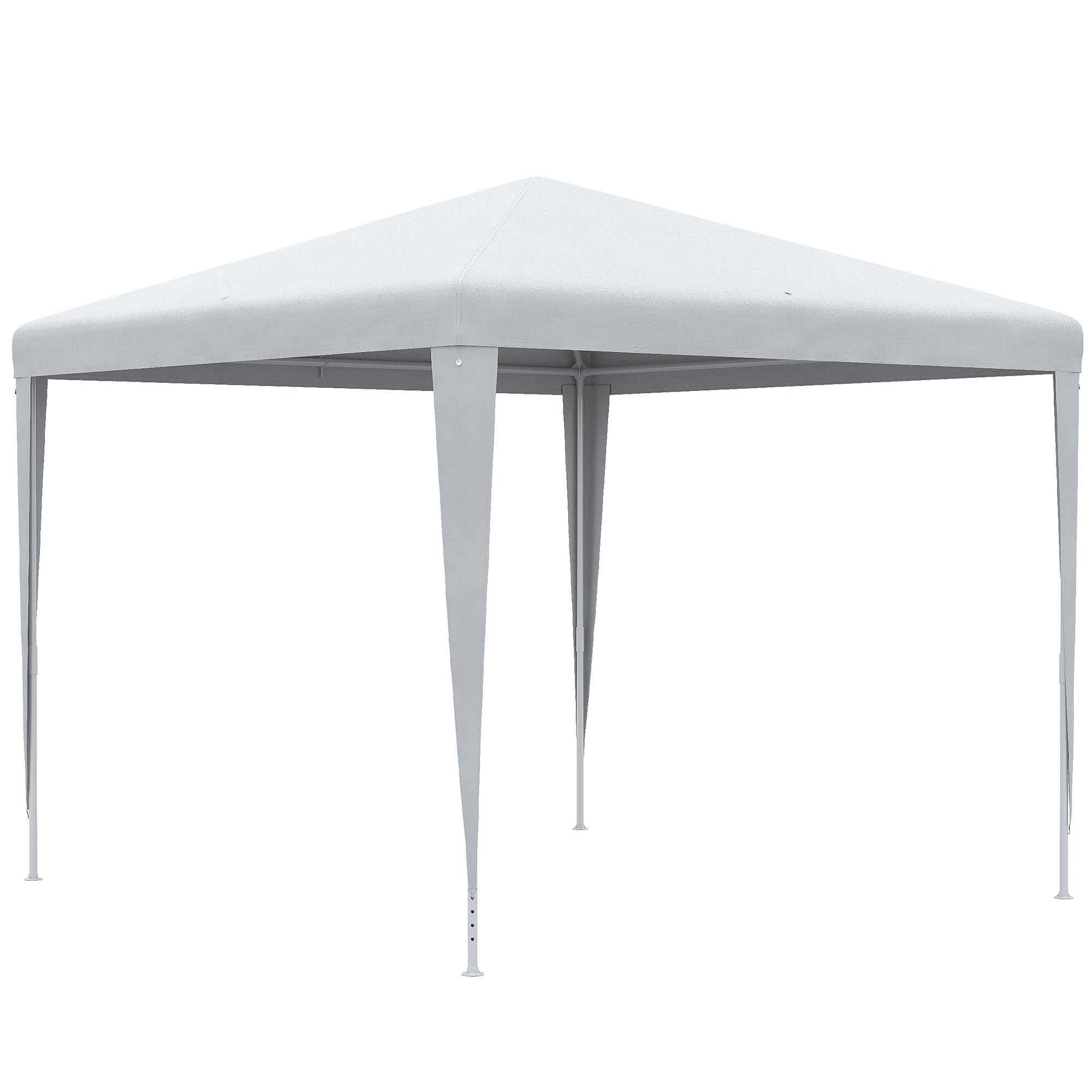 Tonnelle 2,7 x 2,7 m Barnum de Jardin métal époxy Toile PE Haute ...