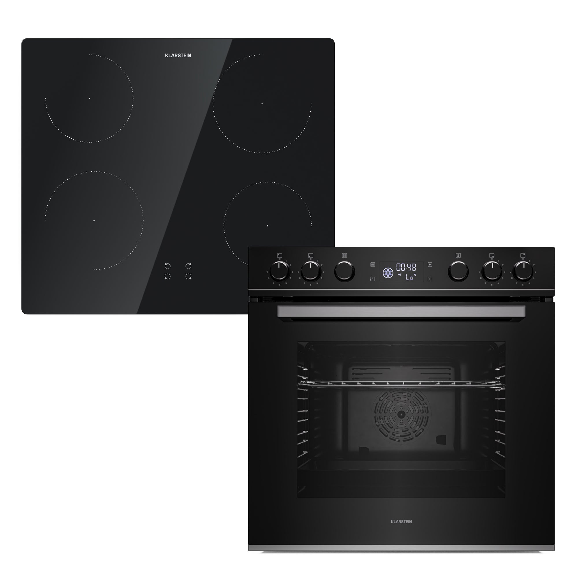 Klarstein ControlSync Four & Plaque de cuisson à induction Set ...