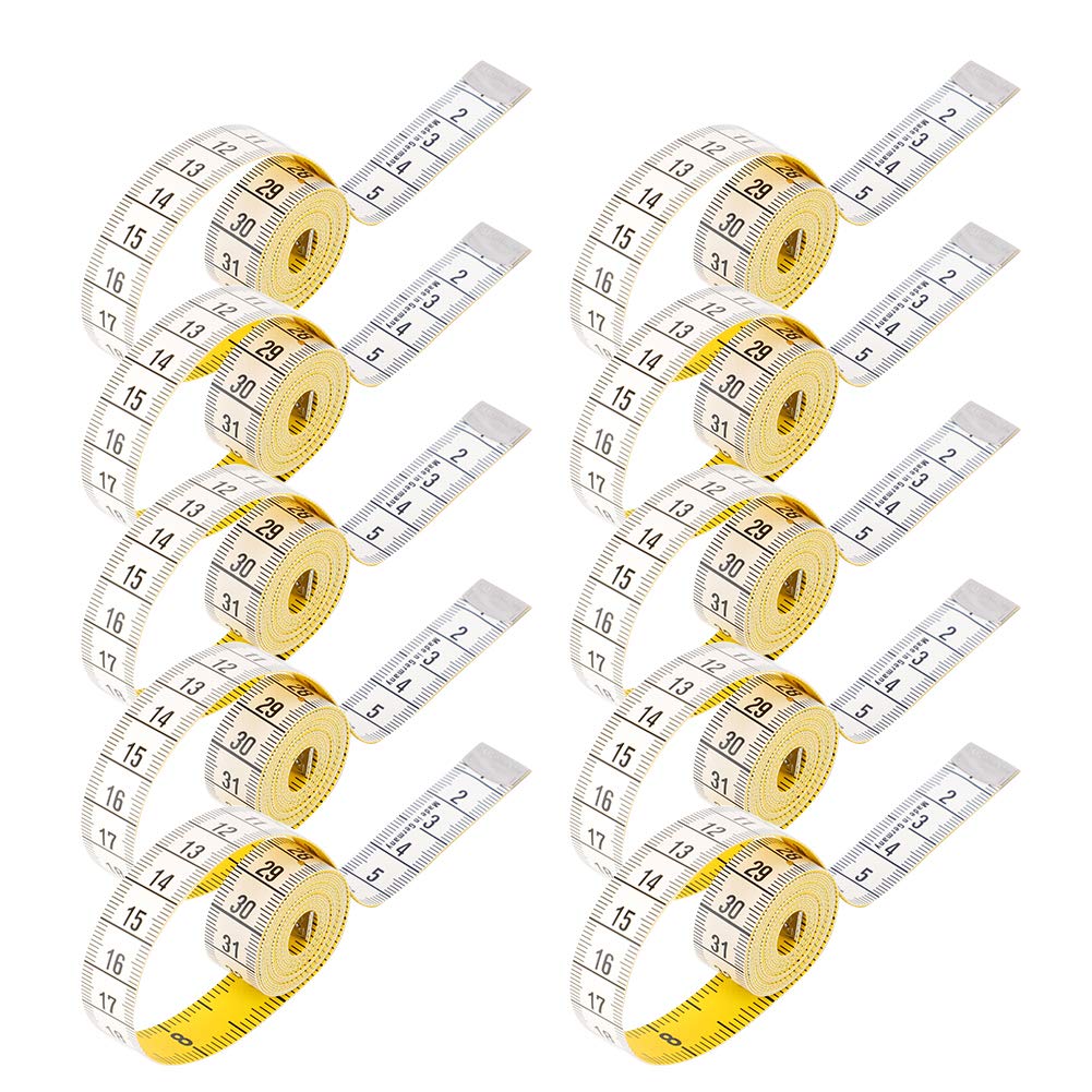 10 pezzi metro a nastro righello morbido 150 cm 60 pollici per scop ...