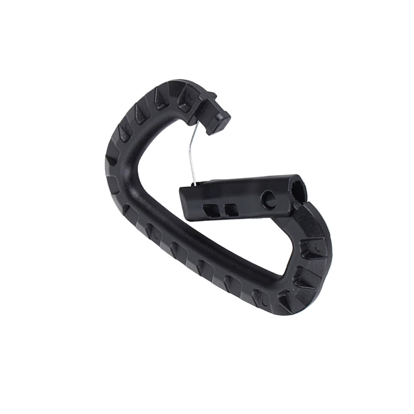 Mousqueton d'escalade en forme de D pour camping, alpinisme, boucle à ...