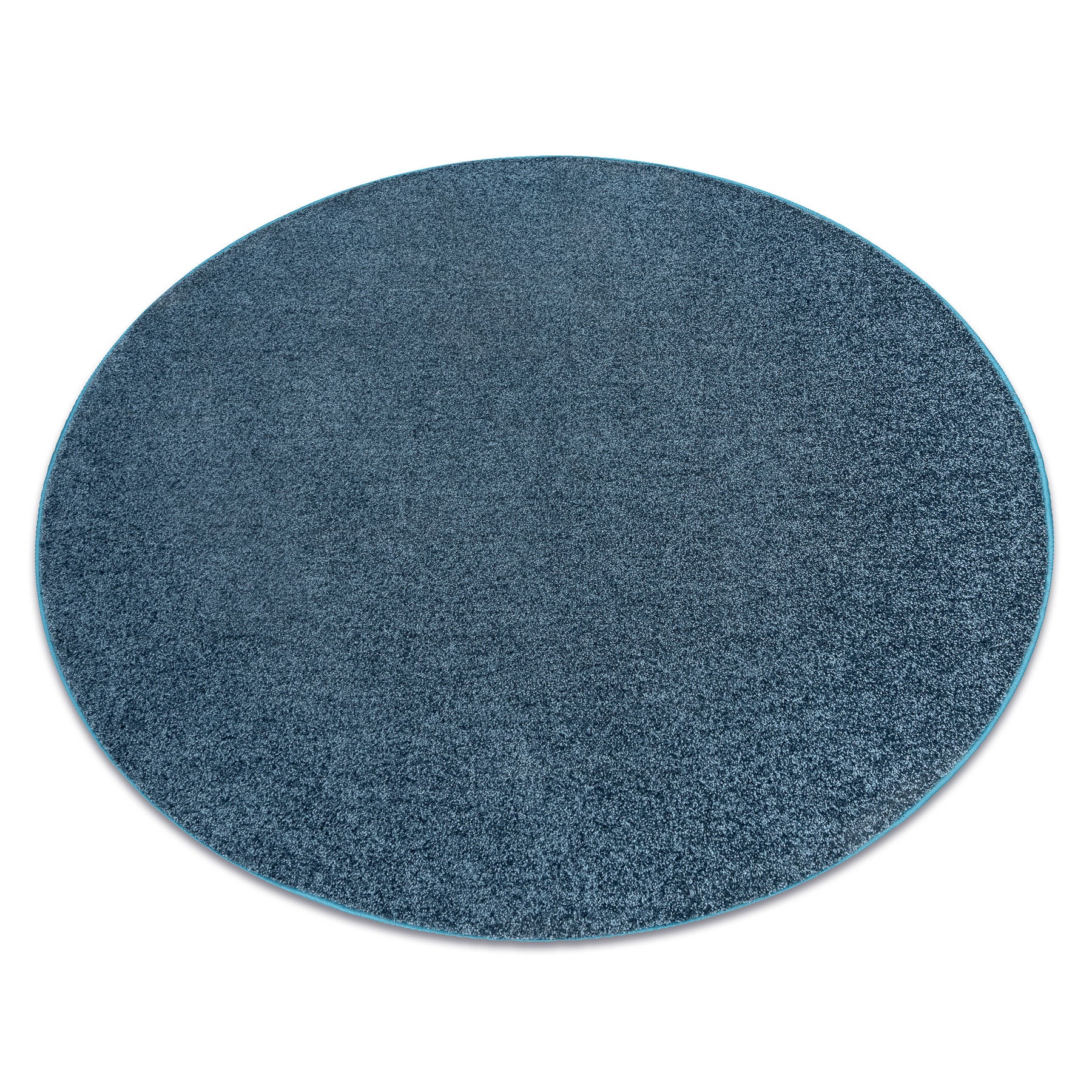 Moqueta INDUS azul oscuro 75 llanura mezcla circulo 133 cm | Leroy Merlin