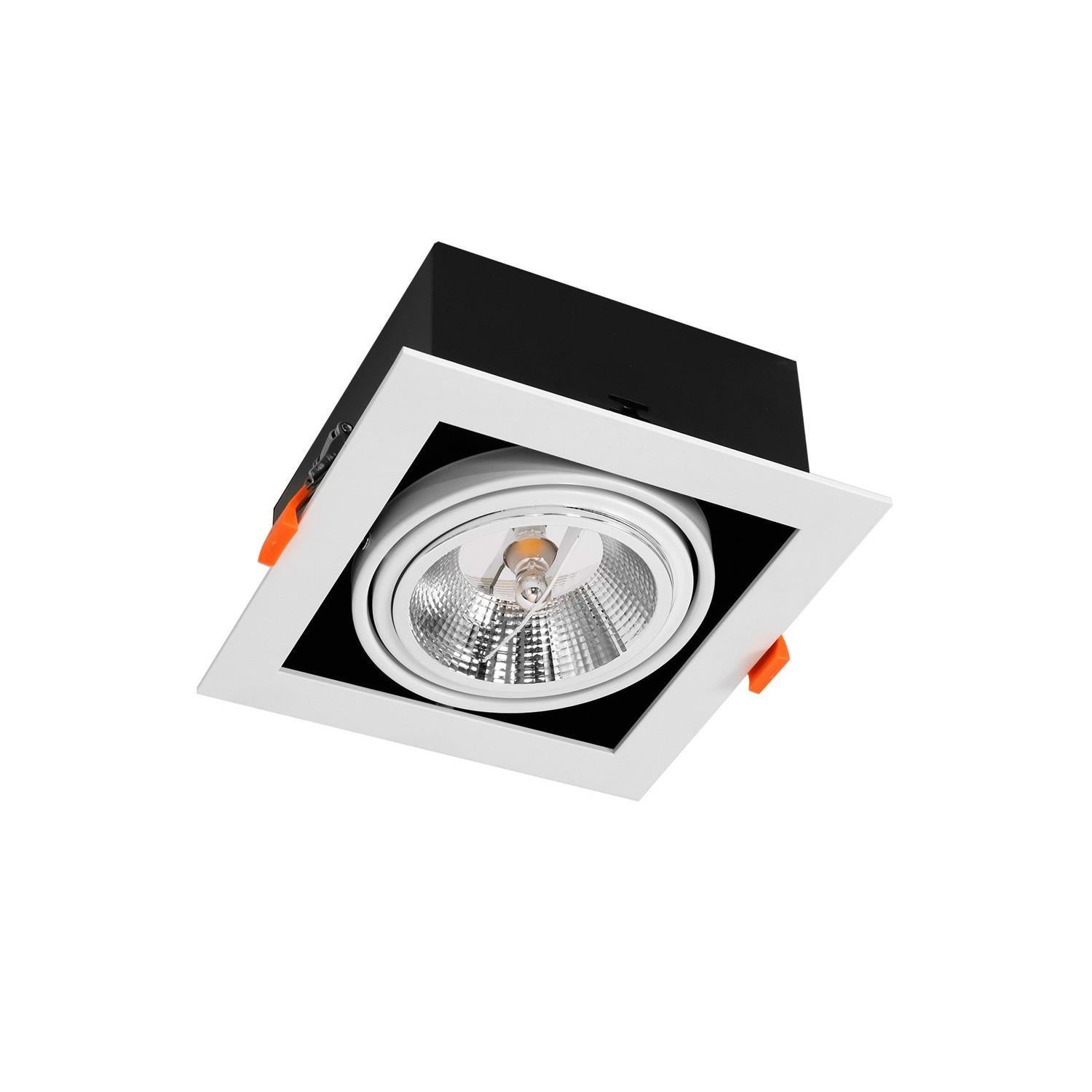 Ledkia Foco Downlight LED 12W Kardan AR111 Corte 165x165 mm 4000K ...