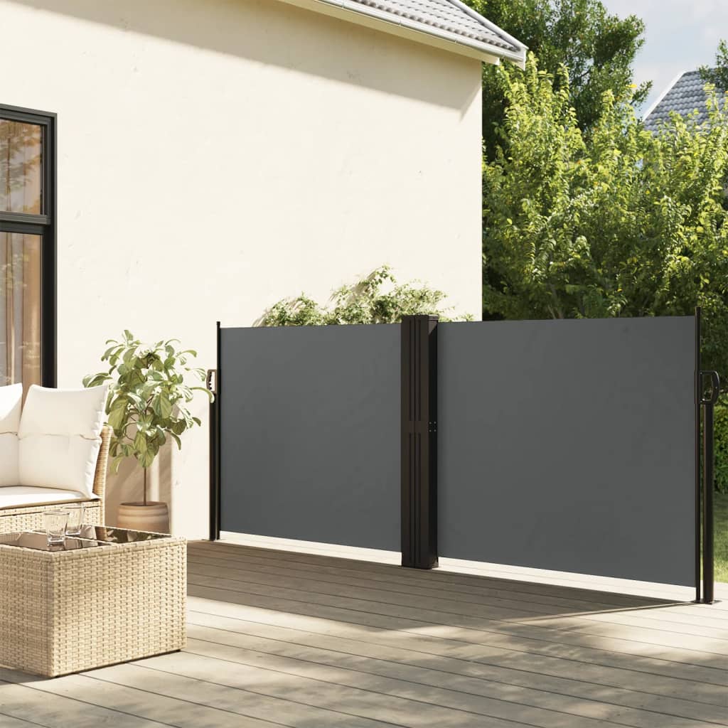 Auvent latéral rétractable | Paravent extérieur | Marquise Brise-soleil ...