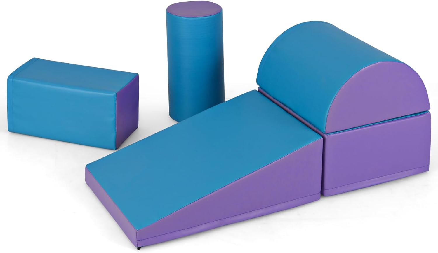 5PCS Parcours Motricité Bébé, Module Motricité en Mousse PU avec ...