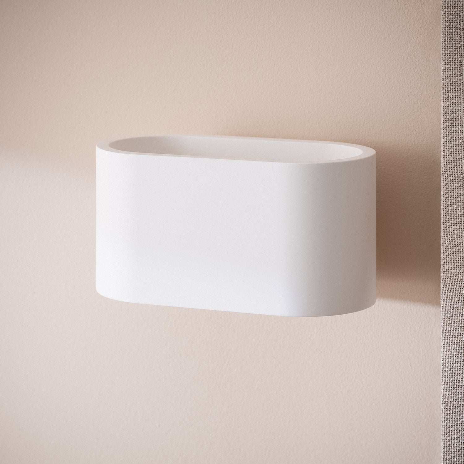 Ledkia - Aplique de Pared de Yeso Iluminación Doble Cara Merton, Blanco ...