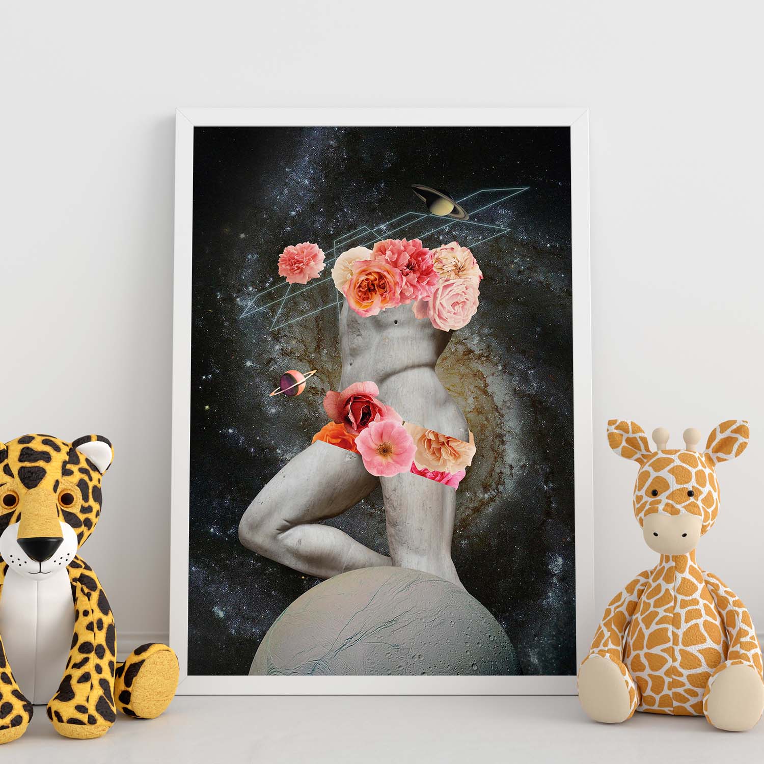 Lamina Artistica Decorativa Con Ilustracion De Collage Surrealista 28 ...