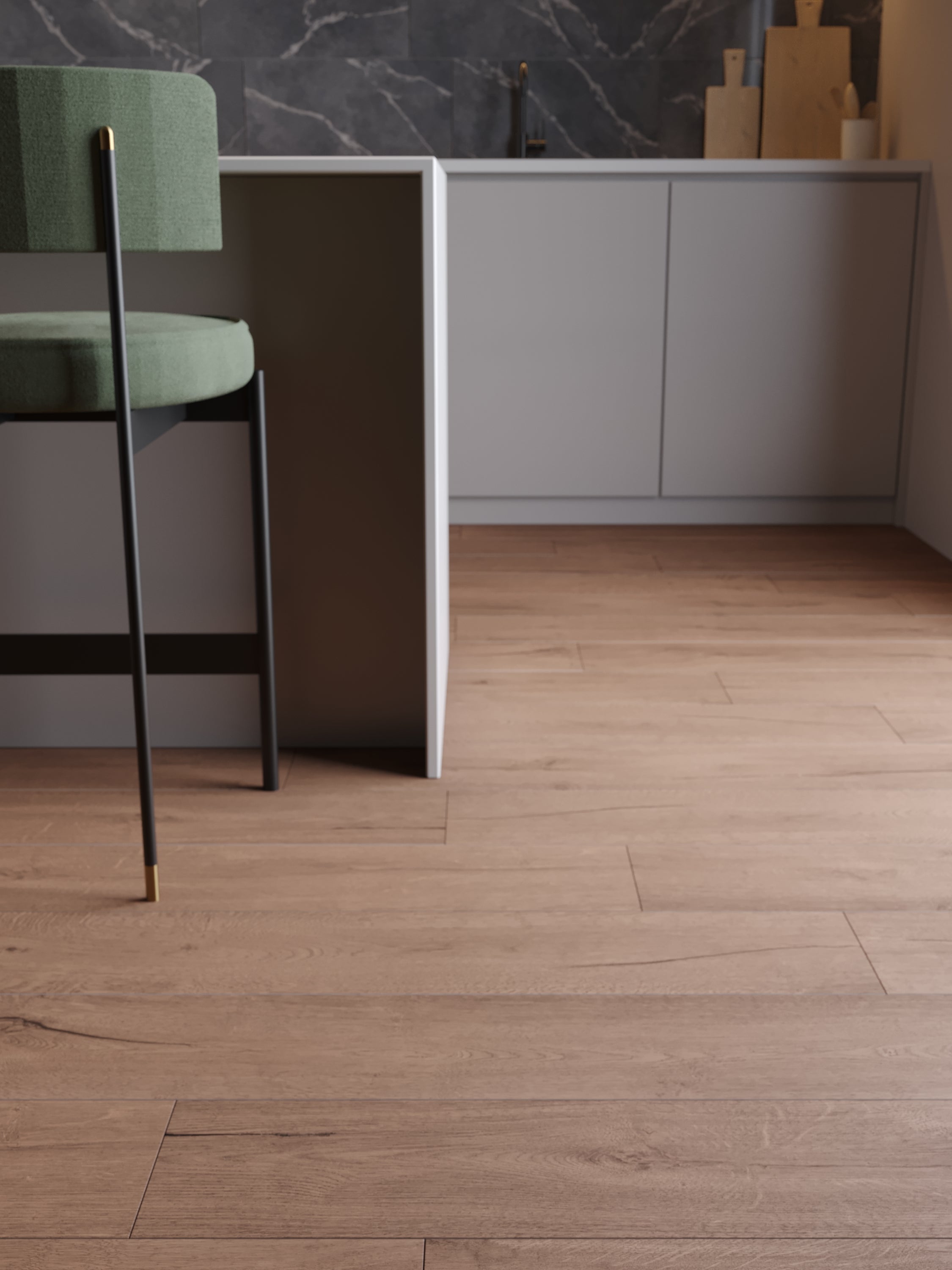 Carrelage sol / mur effet bois naturel DIAMOND CHESTNUT l.20 x L.120 cm ...