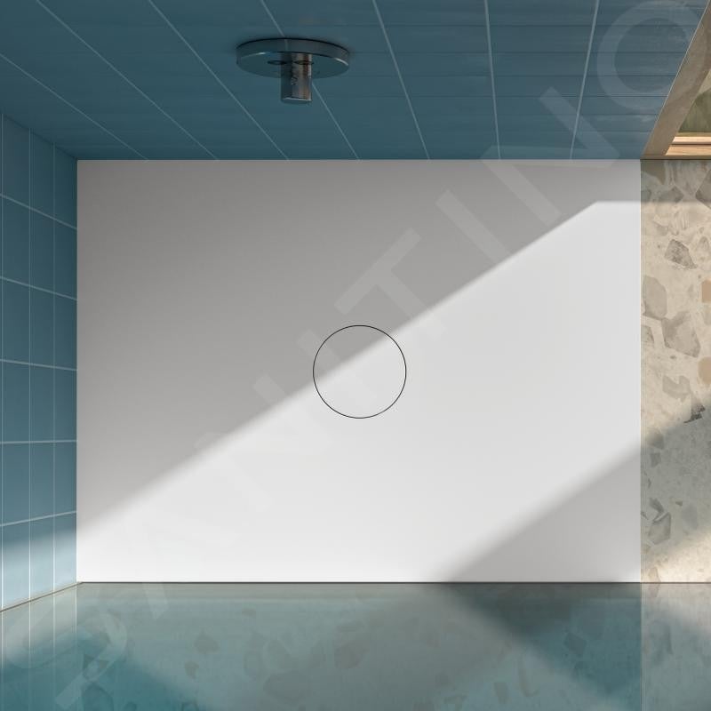 Plato de ducha BetteAir 1000x900mm, 7351-440, Color: Nieve (blanco mate ...