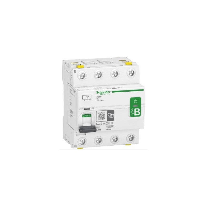 Interrupteur différentiel 63A Acti9 iID - Type B-SI - 4 pôles - 30mA - 400V - CA | Leroy Merlin