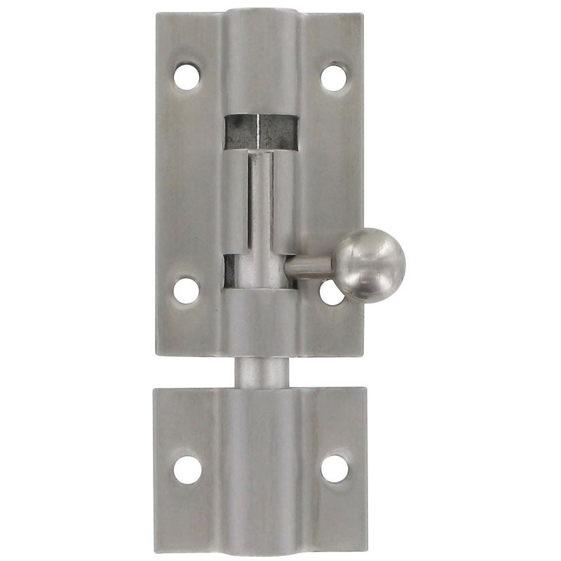 Targette inox - Décor : Satiné - Epaisseur : 1,5 mm - Hauteur : 31 mm ...